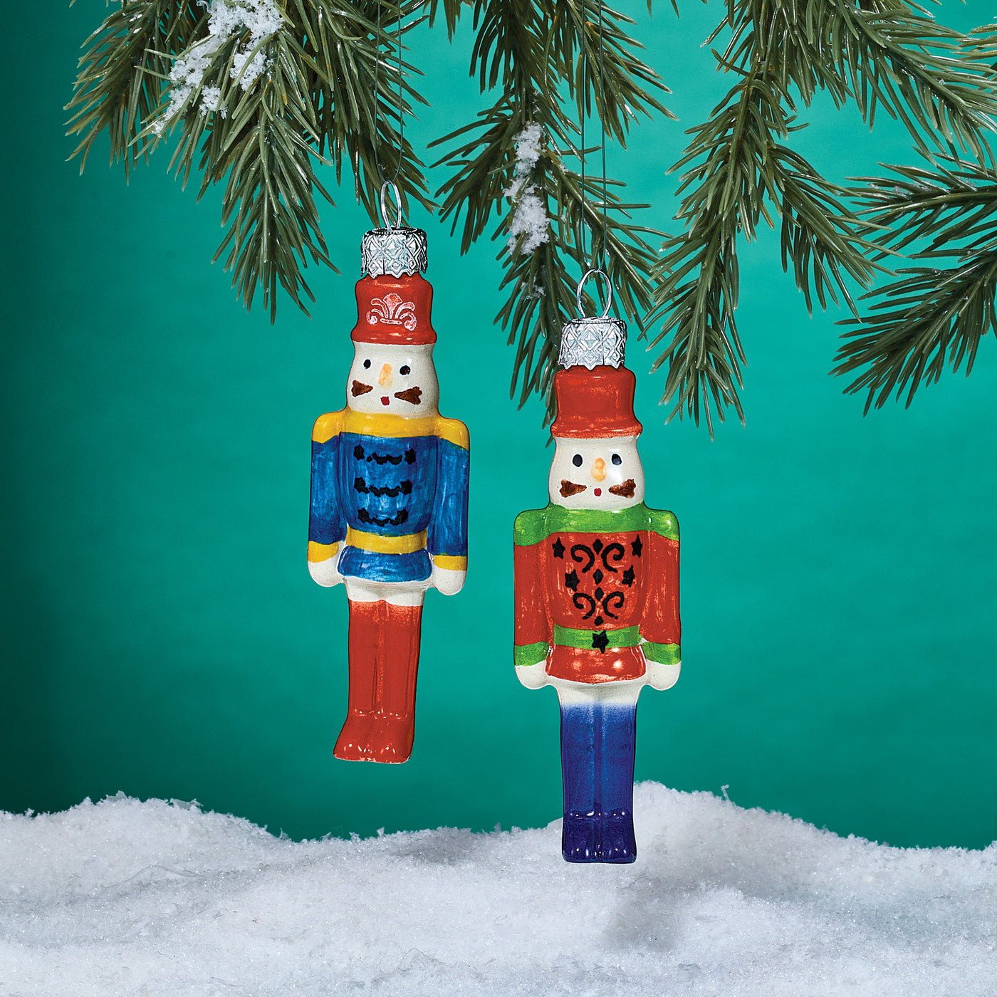 Polish Pottery Toyland Red Nutcracker Ornament (Preorder) | Uno Alla Volta