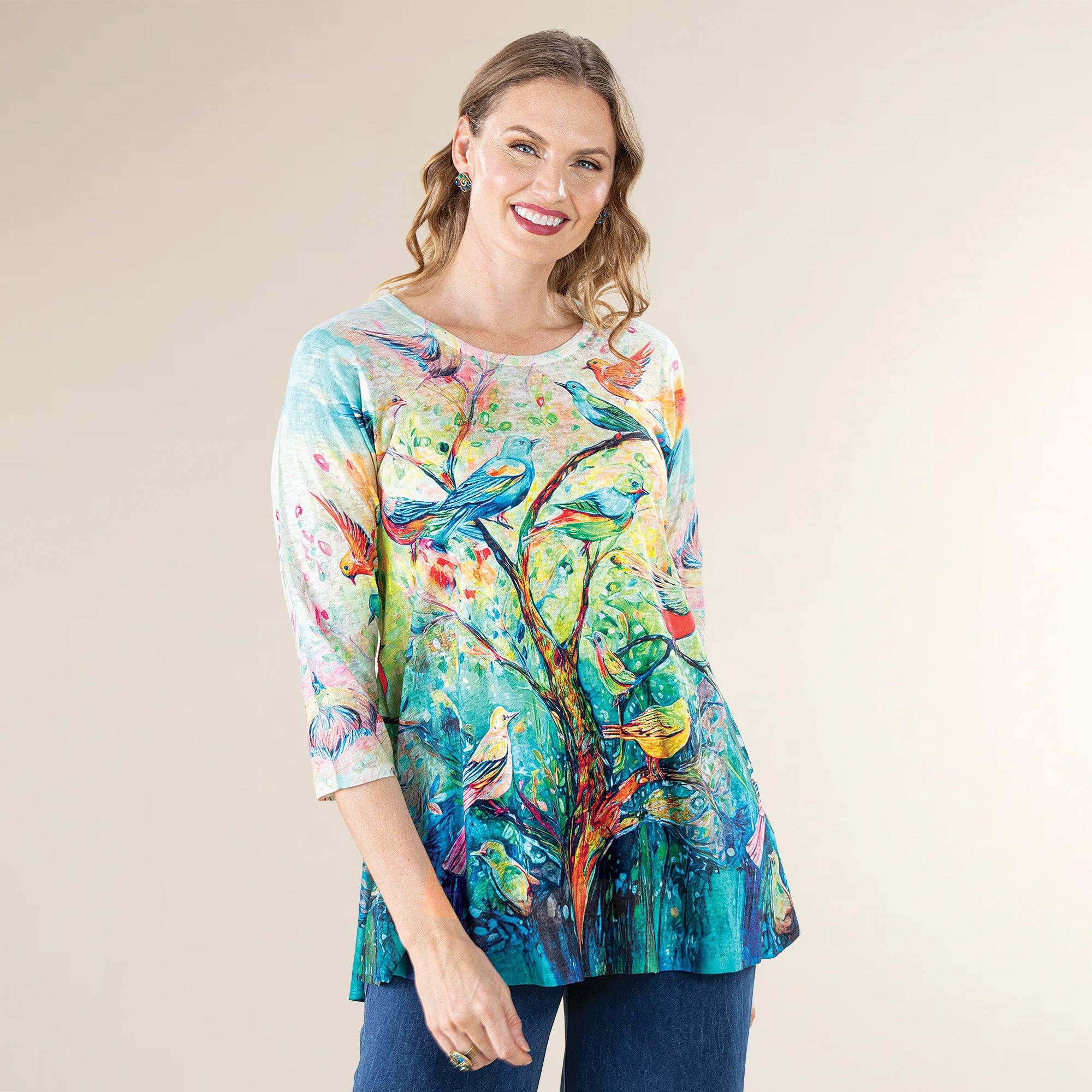 Colorful Flock Tunic | Uno Alla Volta