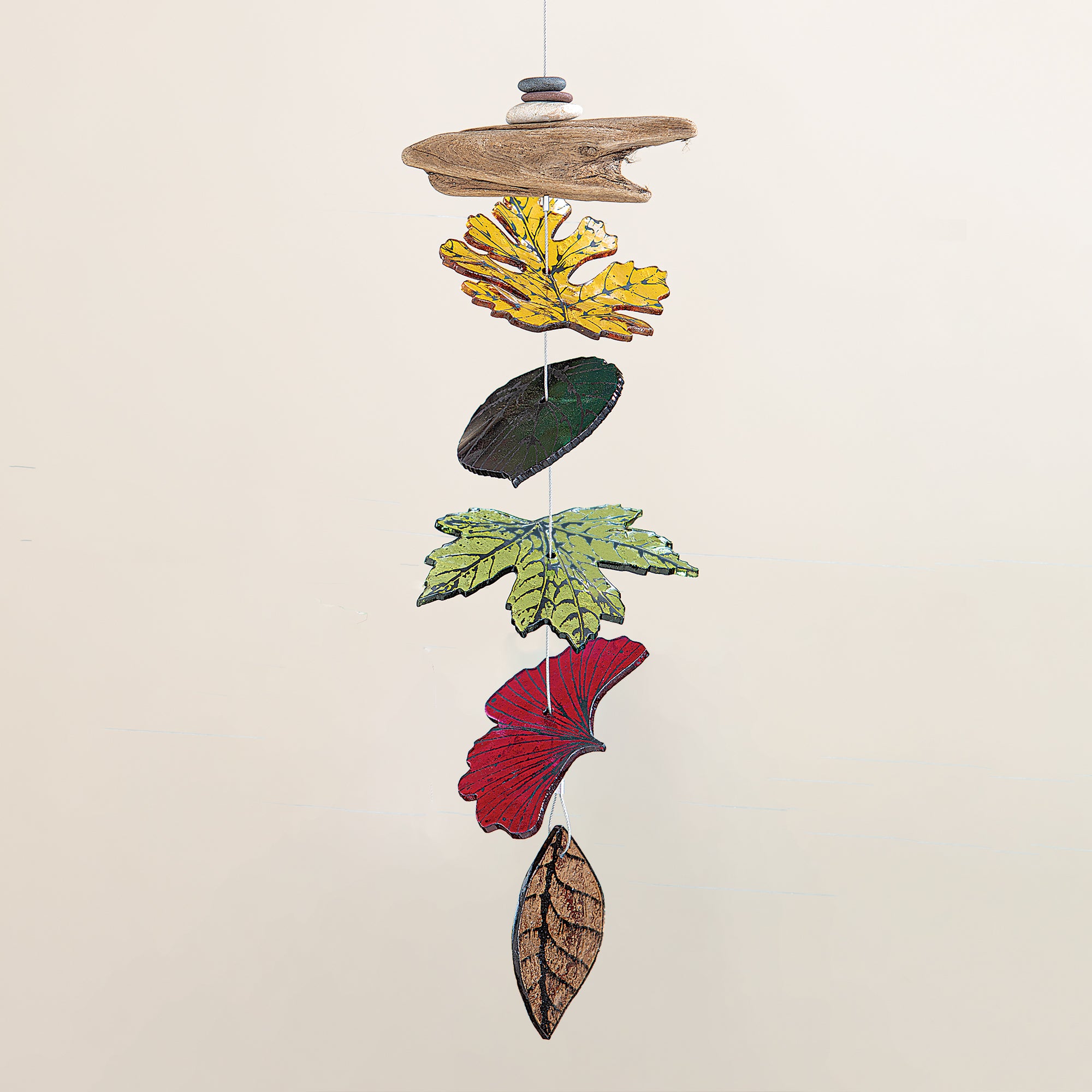 Stained Glass Leaf Strand | Uno Alla Volta