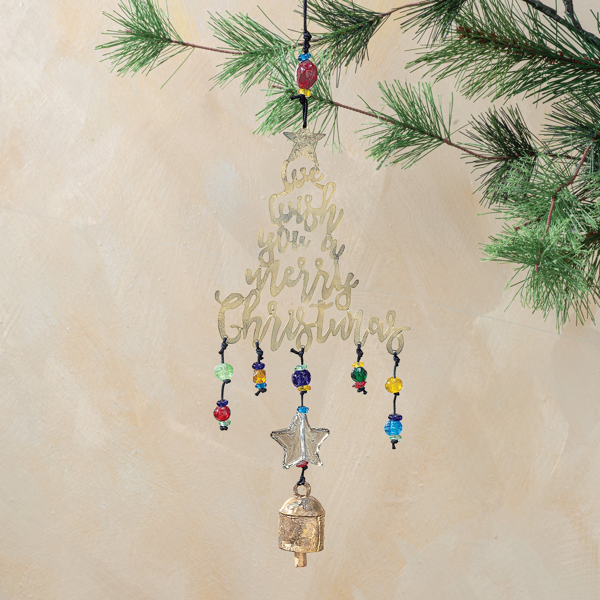 We Wish You A Merry Christmas Wind Chime | Uno Alla Volta