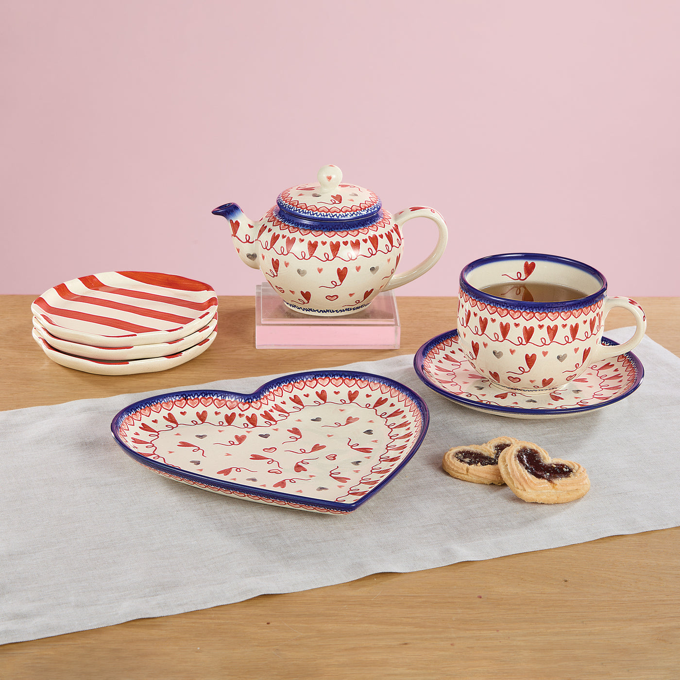 Polish Pottery Follow Your Hearts Platter (Preorder) | Uno Alla Volta
