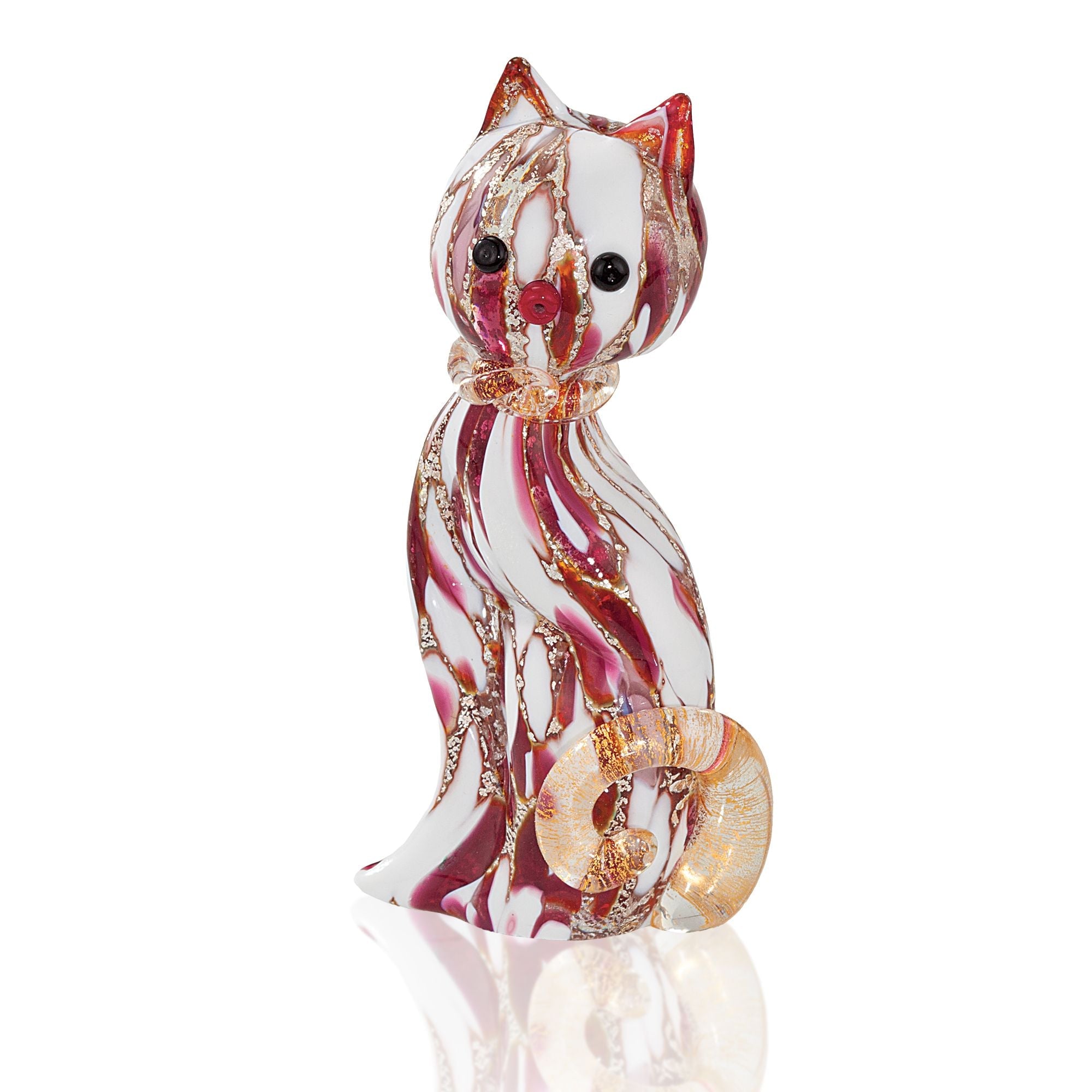 Murano Glass ''Callie'' Cat Figurine | Uno Alla Volta