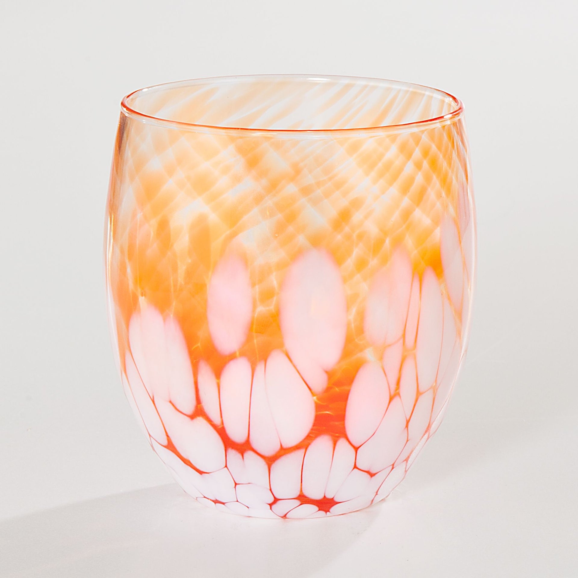 Murano-Style Neon Drinking Glasses, Set Of 6 | Uno Alla Volta