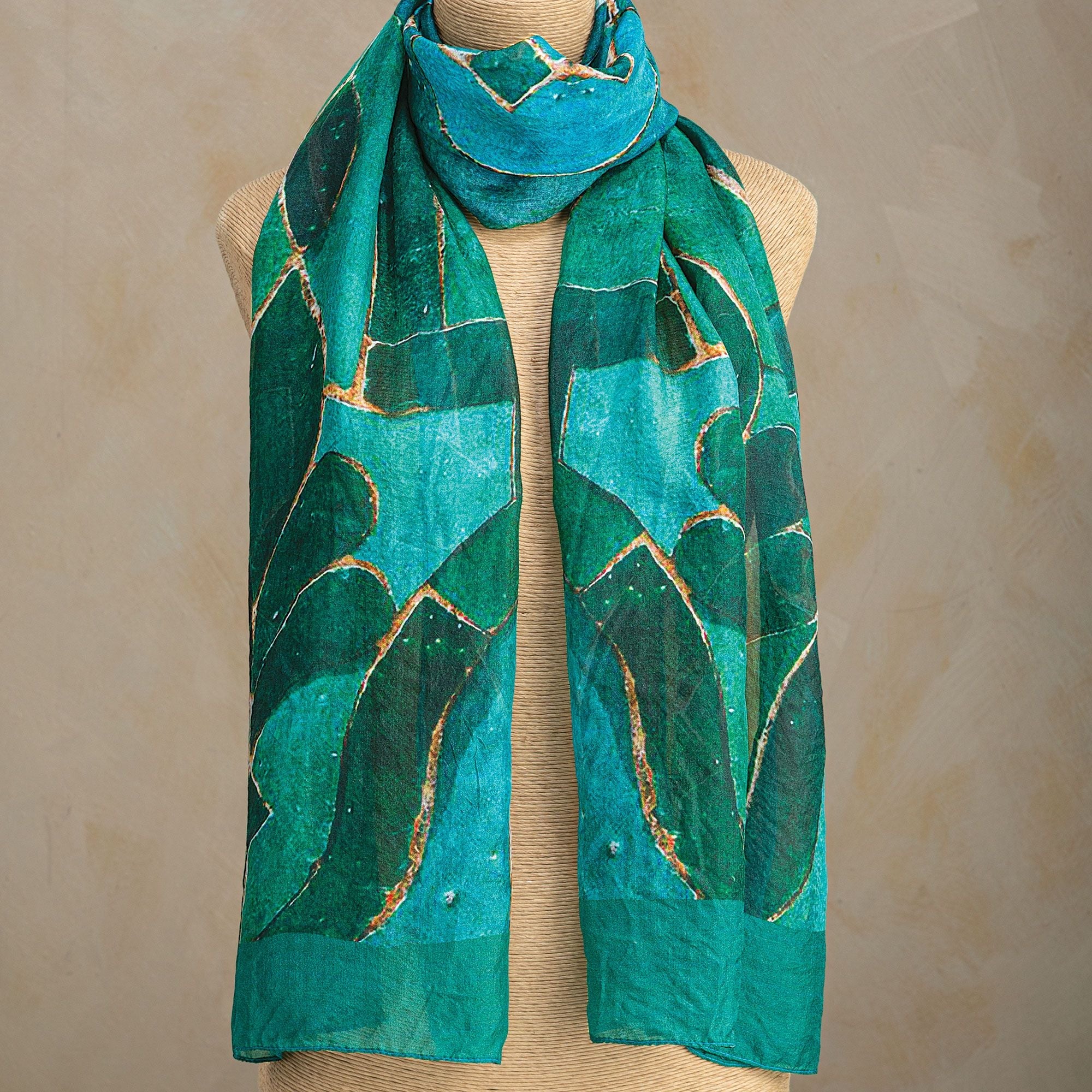Verre Vert Abstract Scarf | Uno Alla Volta