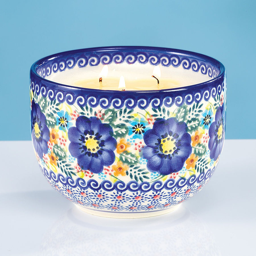 Polish Pottery Luminaries & Candlesticks | Uno Alla Volta
