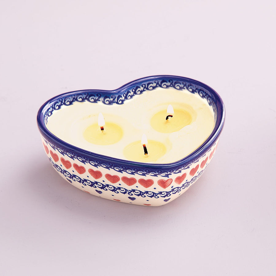Polish Pottery Luminaries & Candlesticks | Uno Alla Volta